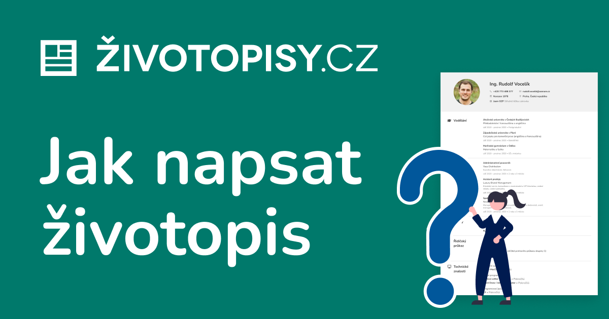 Jak napsat životopis